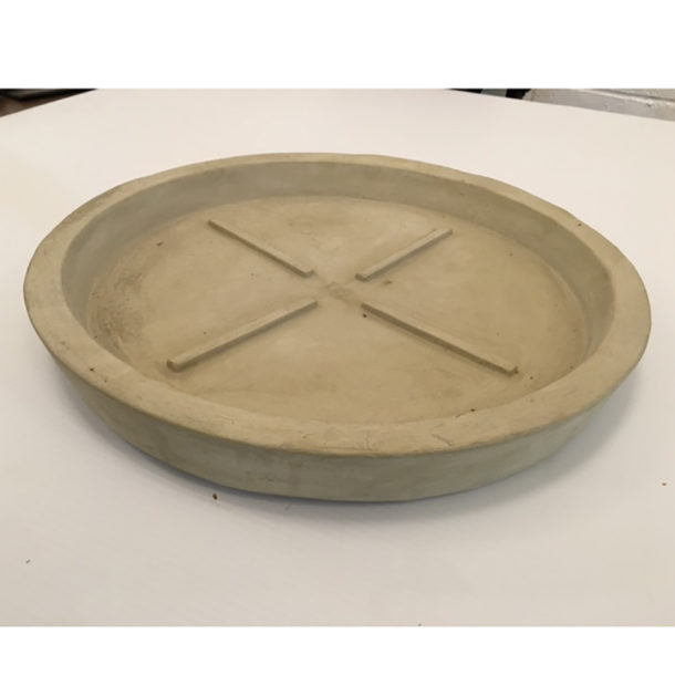 Concrete Saucer for Cylinder Pot | Inner Gardens