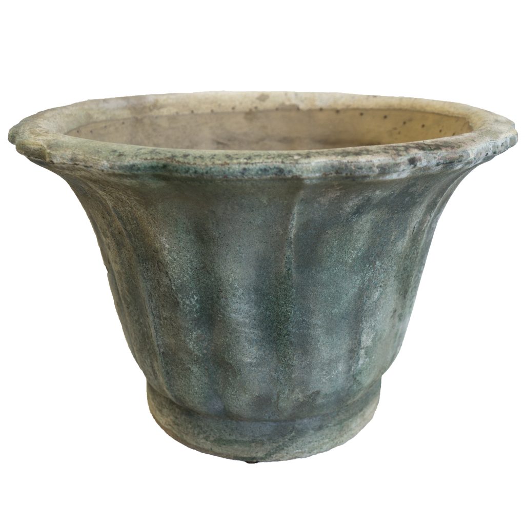 Fluted Ceramic Planter | Inner Gardens