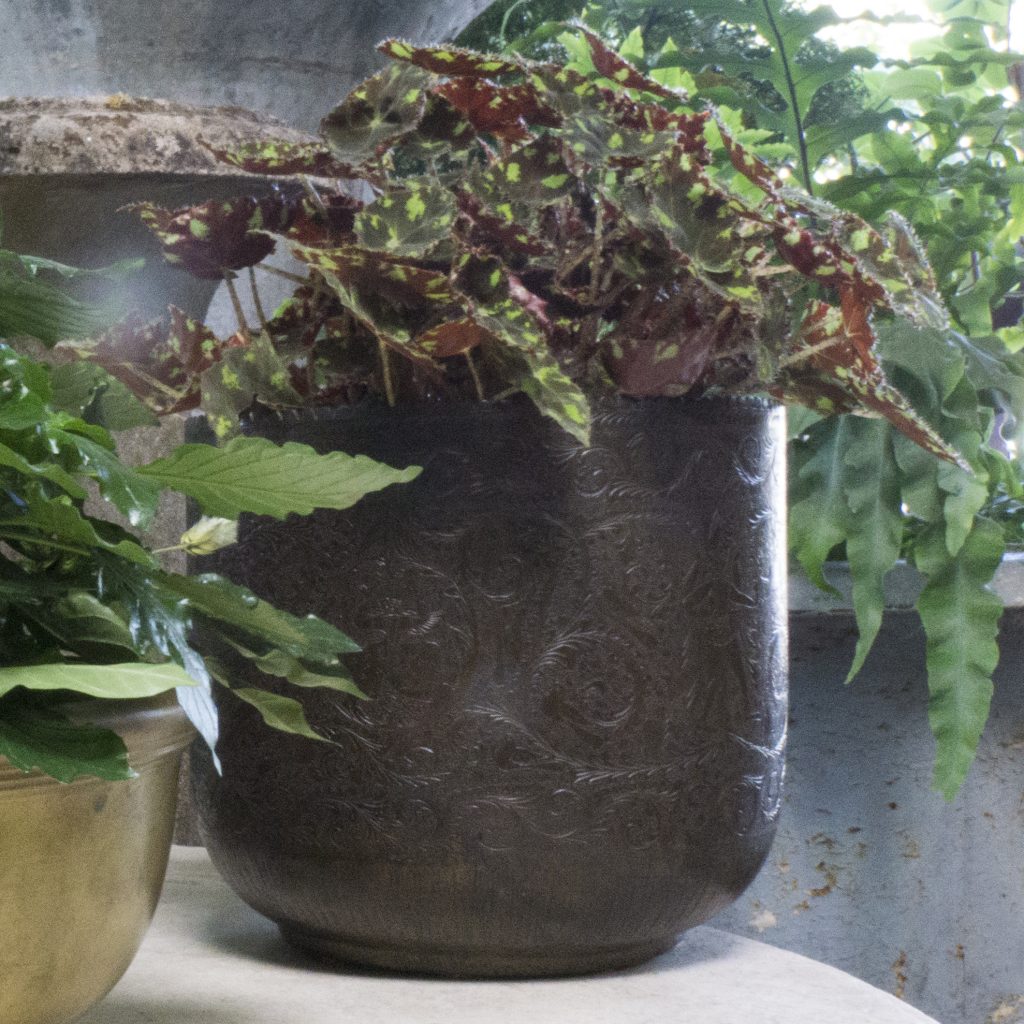 19th Century Antique Copper Planter from Java Indonesia | Inner Gardens