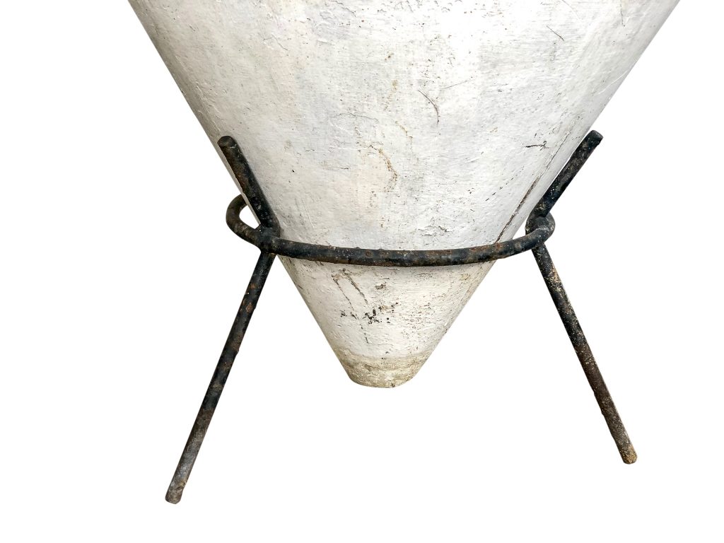 Cement Cone with Iron Leg | Inner Gardens