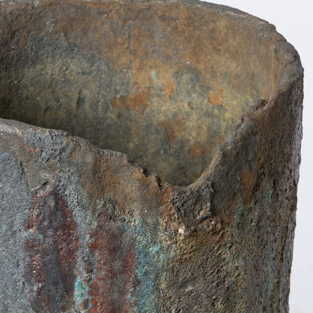 Vintage Planter: French Copper Slag Pottery | Inner Gardens