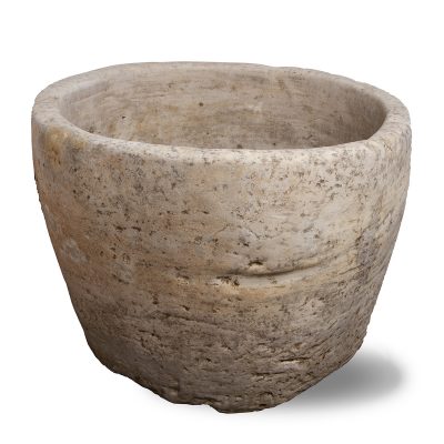 Outdoor Planter Pot: Antique Limestone | Inner Gardens