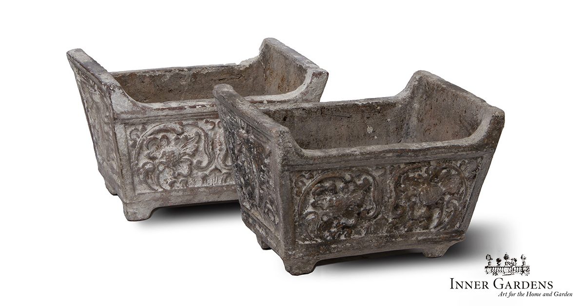 Antique Rectangular Royal Planter | Inner Gardens